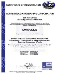 ISO - Mainstream Engineering